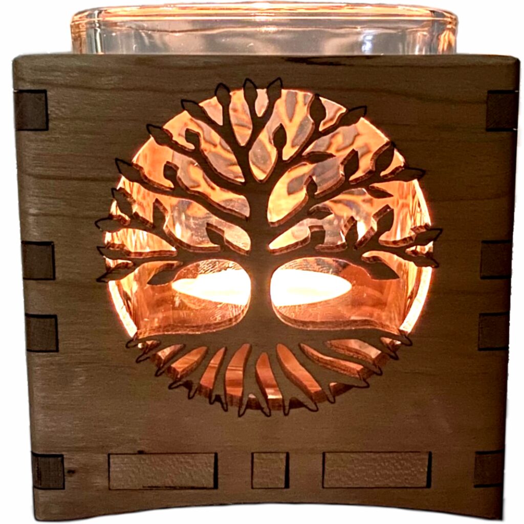 Tree of Life Candle Holder - Wood You Tell Me, Inc.